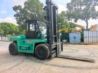 China MITSUBISHI used Heavy Equipment Diesel Forklift 15 Ton With Engine Secondhand Forklift Lifting Truck for sale