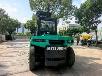 China MITSUBISHI used Heavy Equipment Diesel Forklift 15 Ton With Engine Secondhand Forklift Lifting Truck for sale