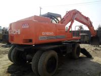 China Used Hitachi EX160WD Wheel Excavator with 85CBM Specification 20 Production Capacity and Japan Origin for sale