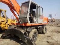 China Used Hitachi EX160WD Wheel Excavator with 85CBM Specification 20 Production Capacity and Japan Origin for sale