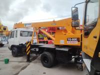 China Used TADANO 8ton Truck Crane with 8 Ton Lifting Capacity MITSUBISHI Engine and All-terrain Tire Type for sale