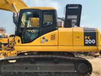 China 100% Work Ready Used KOMATSU 200 Crawler Excavator with Low Hours Worked and Good Engine Transmissions Hydraulics Tracks for sale