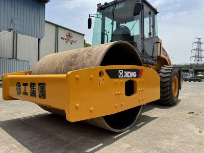 China Used XCMG XS223JS Road Roller 14 Tons with 138HP Engine Power and Dual-Frequency Vibration System for sale