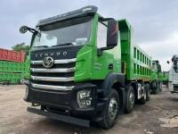 China Unsold Car SAIC HONGYAN GENHOO 428HP Dump Truck 8x4 Drive Mining Grade Tipper Heavy Load Transport Equipment for sale