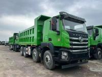 China Unsold Car SAIC HONGYAN GENHOO 428HP Dump Truck 8x4 Drive Mining Grade Tipper Heavy Load Transport Equipment for sale