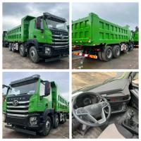 China Unsold Car SAIC HONGYAN GENHOO 428HP Dump Truck 8x4 Drive Mining Grade Tipper Heavy Load Transport Equipment for sale