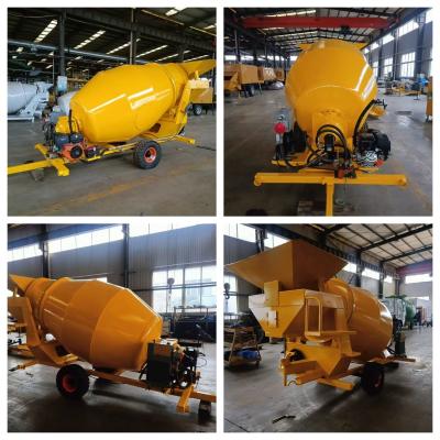 China Zero Hour Self Loading Mobile Concrete Mixer Machine 3.5m³ Capacity Portable Diesel Engine Construction Equipment for sale