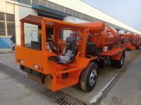 China New Unused 2.5m³ Tunnel Mining Flat Drum Concrete Mixer Truck Compact Design Underground Operation Equipment for sale