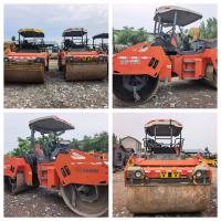 China Fully Serviced Used HAMM HD138 Double Drum Tandem Roller 4.2 Ton Operating Weight Articulated Asphalt Compactor Machine for sale