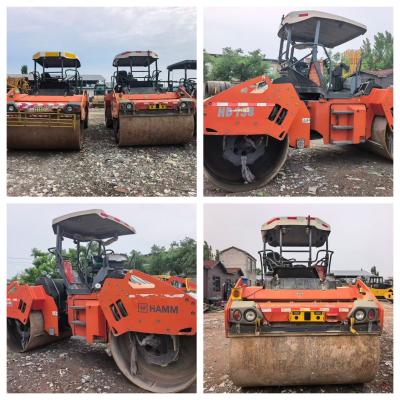 China Fully Serviced Used HAMM HD138 Double Drum Tandem Roller 4.2 Ton Operating Weight Articulated Asphalt Compactor Machine for sale