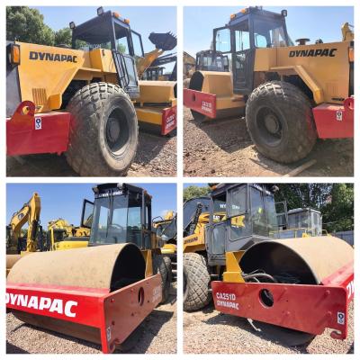 China Low Hour Dynapac CA251D Single Drum Vibratory Used Roller 10.5 Ton Compactor Smooth Drum Road Base Equipment for sale
