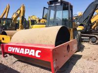 China Low Hour Dynapac CA251D Single Drum Vibratory Used Roller 10.5 Ton Compactor Smooth Drum Road Base Equipment for sale