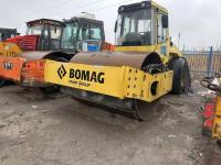 China Used BOMAG BW 220 D-40 Heavy Single Drum Roller 20 Ton Operating Weight Deep Lift Compaction Machine for sale