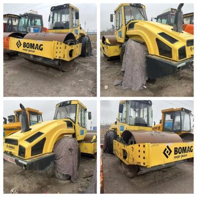China Used BOMAG BW 220 D-40 Heavy Single Drum Roller 20 Ton Operating Weight Deep Lift Compaction Machine for sale