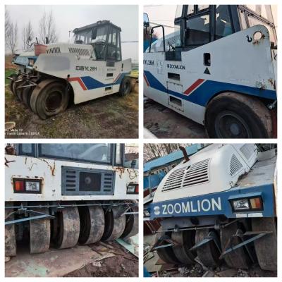 China ZOOMLION YL26H Full Hydraulic Pneumatic Tire Used Roller 26 Ton Operating Weight 9 Wheel Compaction Equipment for sale