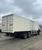 China Factory Fresh HOWO 371HP Box Van Truck 8x4 Chassis Enclosed Cargo Body Logistics Vehicle Zero KM Warranty for sale
