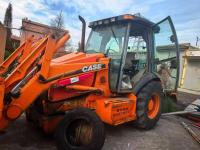 China Used CASE 580M2 Backhoe Loader 4x4 Drive Diesel Engine Construction Digging Loading Equipment Multi Purpose Machine for sale