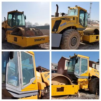 China Used SHANTUI SR22MP Single Drum Road Roller 22 Ton Fully Hydraulic Vibratory Soil Compactor for sale