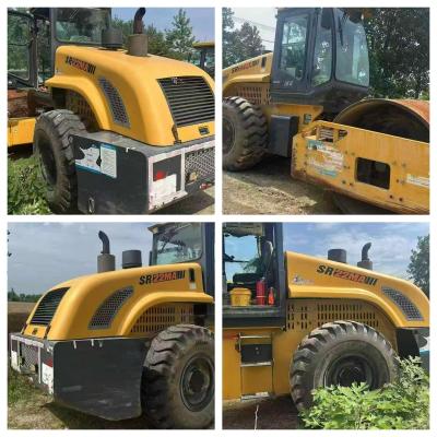 China Used SHANTUI SR22MA China III Single Drum Road Roller 22 Ton Mechanical Drive Soil Compactor for sale
