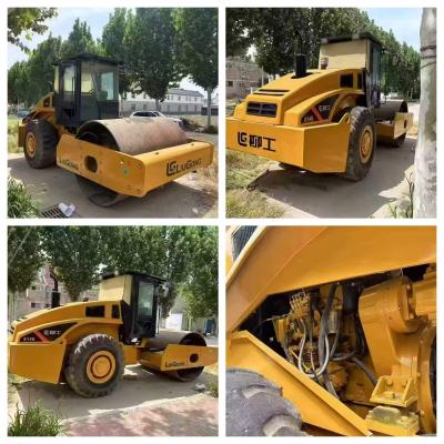 China Used LIUGONG 614E Single Drum Vibratory Road Roller 14 Ton Hydraulic Compactor Earthwork Machinery for sale