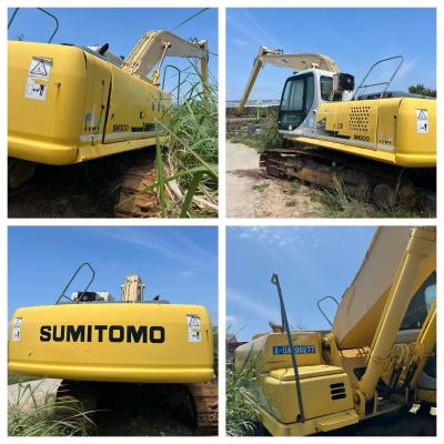 China Extended Configuration SUMITOMO SH300 30 Ton Long Reach Used Excavator Custom Arm Assembly for Canal Cleaning River for sale