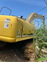 China Extended Configuration SUMITOMO SH300 30 Ton Long Reach Used Excavator Custom Arm Assembly for Canal Cleaning River for sale