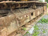 China Specialized Used SUMITOMO SH120 12 Ton Extended Reach Excavator Long Arm Configuration for Deep Ditch River Dredging Slope for sale