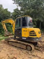 China Affordable SDLG E660F 6 Ton Compact Used Crawler Excavator Simple Reliable DesignBlade Dozer Ideal for Farm Ditch for sale