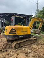 China Affordable SDLG E660F 6 Ton Compact Used Crawler Excavator Simple Reliable DesignBlade Dozer Ideal for Farm Ditch for sale