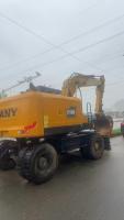 China Mobile SANY SY200W 20Ton Used Wheeled Excavator Highway Speed Travel Independent Outriggers Urban Road Maintenance Rapid for sale
