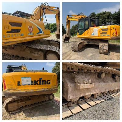 China Durable Used LONKING LG6225N 22.5 Ton Medium Crawler Excavator Reinforced Working Device Kubota Engine Long Boom for for sale