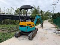 China Kubota U-17 Ultra-Compact 1.7 Ton Mini Excavator Complete with Hydraulic Breaker Attachment Zero Tail Swing Narrow for sale