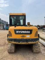 China Inspected HYUNDAI Robex 75VS 7.5 Ton Compact Crawler ExcavatorBlade Dozer and Proven Yanmar Engine Smooth for sale