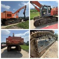 China Ready-to-Deploy Hitachi ZX470LC-3F Excavator Base Piling Rig 47 Ton Class with Hydraulic Hammer Mounting Bracket for sale