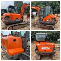 China Compact DOOSAN DX60-9C Mini Crawler Excavator 6 Ton ClassSwing Boom Perfect for Urban Utility Trenching for sale