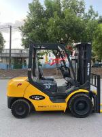 China Komatsu 3 Ton Diesel Engine Forklift Used 1000mm 160mm Single Stage Mast 1220mm 1500mm 2440mm Turning for sale