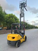 China Komatsu 3 Ton Diesel Engine Forklift Used 1000mm 160mm Single Stage Mast 1220mm 1500mm 2440mm Turning for sale