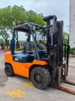 China Economical Used Toyota Forklift FD30 3 Ton Diesel Engine Automatic Transmission Counterbalance for sale