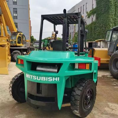 China Compact Used Mitsubishi Forklift 7  Ton LPG 4G63 Engine Pneumatic Tire Counterbalance Warehouse for sale