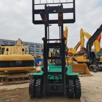 China Compact Used Mitsubishi Forklift 7  Ton LPG 4G63 Engine Pneumatic Tire Counterbalance Warehouse for sale