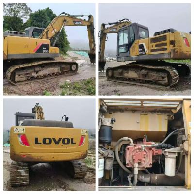 China Dependable LOVOL FR225E2 22 Ton Medium Used Crawler Excavator Reliable Engine Performance Comfortable Operator Cabin for sale