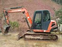 China Low Meter Used KUBOTA KX175-5 7.5 Ton Midsize Mini Excavator Kubota Direct Injection Engine Proven Durability Angle Blade for sale