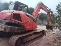 China Low Meter Used KUBOTA KX175-5 7.5 Ton Midsize Mini Excavator Kubota Direct Injection Engine Proven Durability Angle Blade for sale