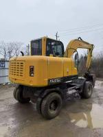 China Road-Legal KINHO XH906L 6 Ton Used Wheeled Excavator Four Wheel Drive Steering Versatility Compact Highway Speed Travel for for sale