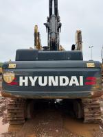 China Reconditioned HYUNDAI 600RPVS 60 Ton Large Used Excavator Mounted with New Generation Demolition Arm Diamond Blade Bracket for sale