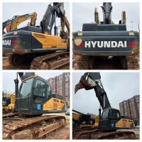 China Reconditioned HYUNDAI 600RPVS 60 Ton Large Used Excavator Mounted with New Generation Demolition Arm Diamond Blade Bracket for sale