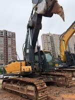 China Reconditioned HYUNDAI 600RPVS 60 Ton Large Used Excavator Mounted with New Generation Demolition Arm Diamond Blade Bracket for sale