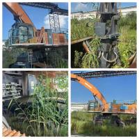China Specialized Used Huanghai YGSZ-750 Hydraulic Material Grabber 360 Degree Rotating Clamshell Design for Scrap Handling Bulk for sale
