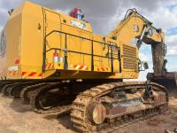 China Massive Used CAT 6015 140 Ton Mining Hydraulic Shovel Excavator Front Shovel Configuration Heavy Duty Rock Loading for Open for sale