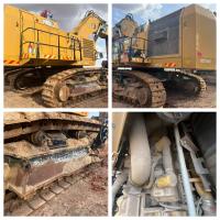 China Massive Used CAT 6015 140 Ton Mining Hydraulic Shovel Excavator Front Shovel Configuration Heavy Duty Rock Loading for Open for sale